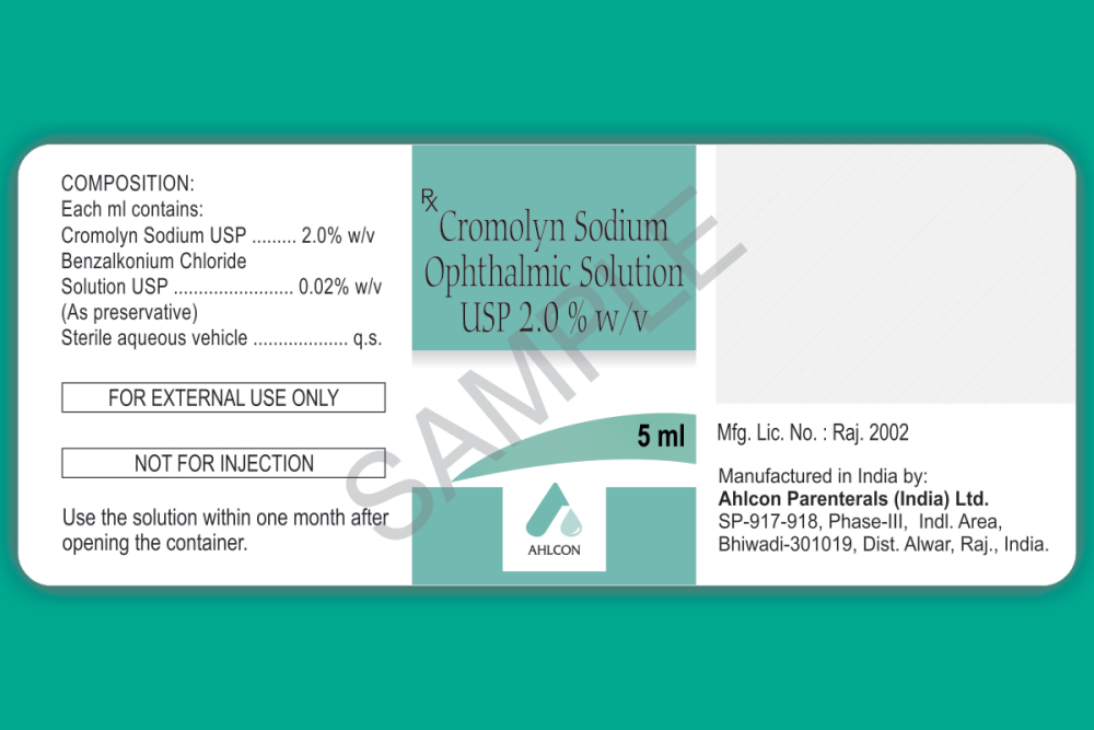Sodium Cromoglycate 2%w/v Eye Drops